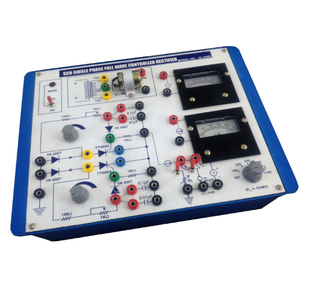 SCR SINGLE PHASE FULL CONTROLLED RECTIFIER (RC FIRING) - Almicroinstruments