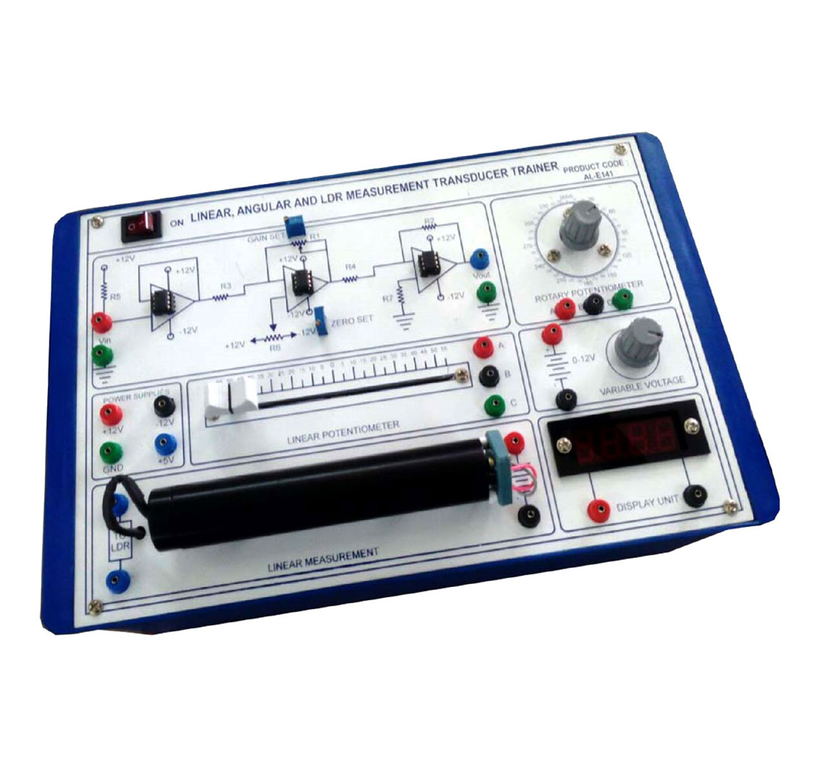 Linear Angular And Ldr Measurement Transducer Trainer Almicroinstruments
