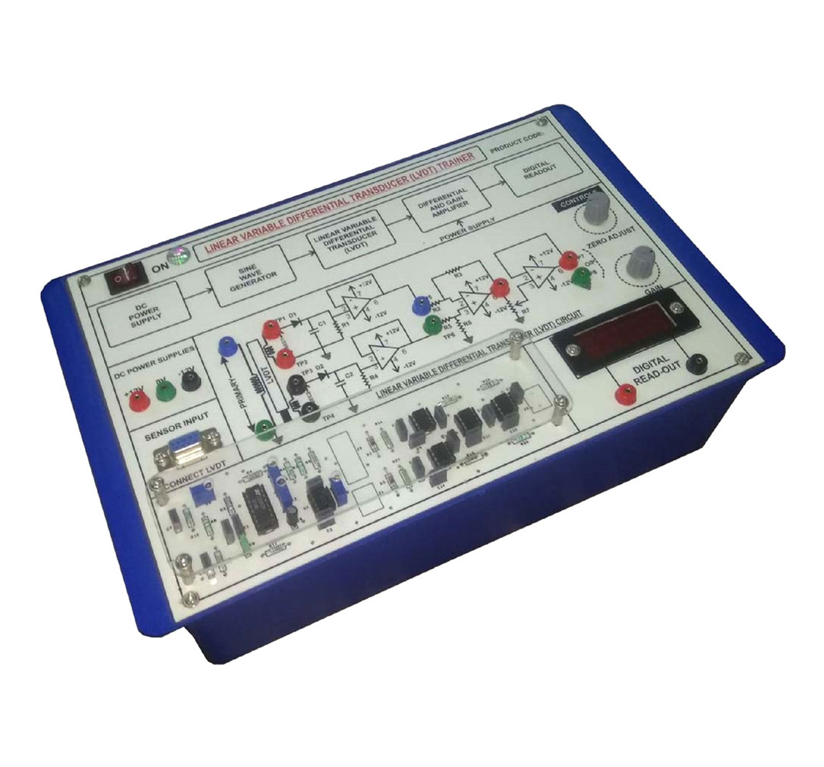 Linear Variable Displacement Transducer Lvdt Trainer Almicroinstruments